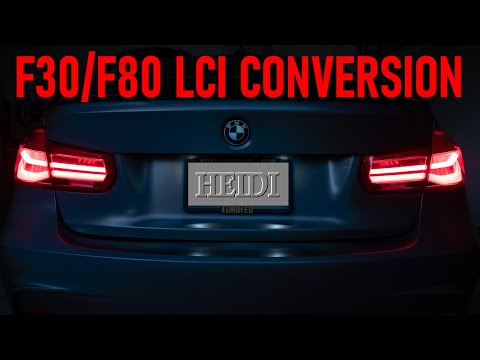 BMW F30/F80 OEM LCI CONVERSION | INSTALL | EAS HARNESS | CODING