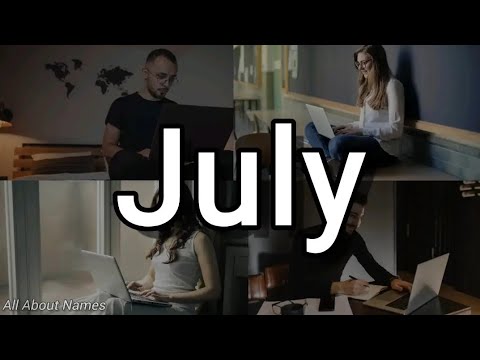 July: American Pronunciation, Meaning, and Usage in Sentences