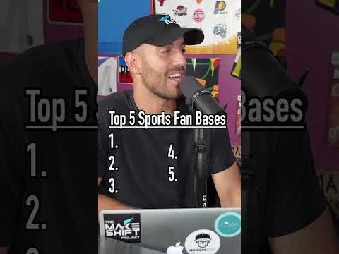 TOP 5 Sports Fan Bases!! Can You Guess Them?!