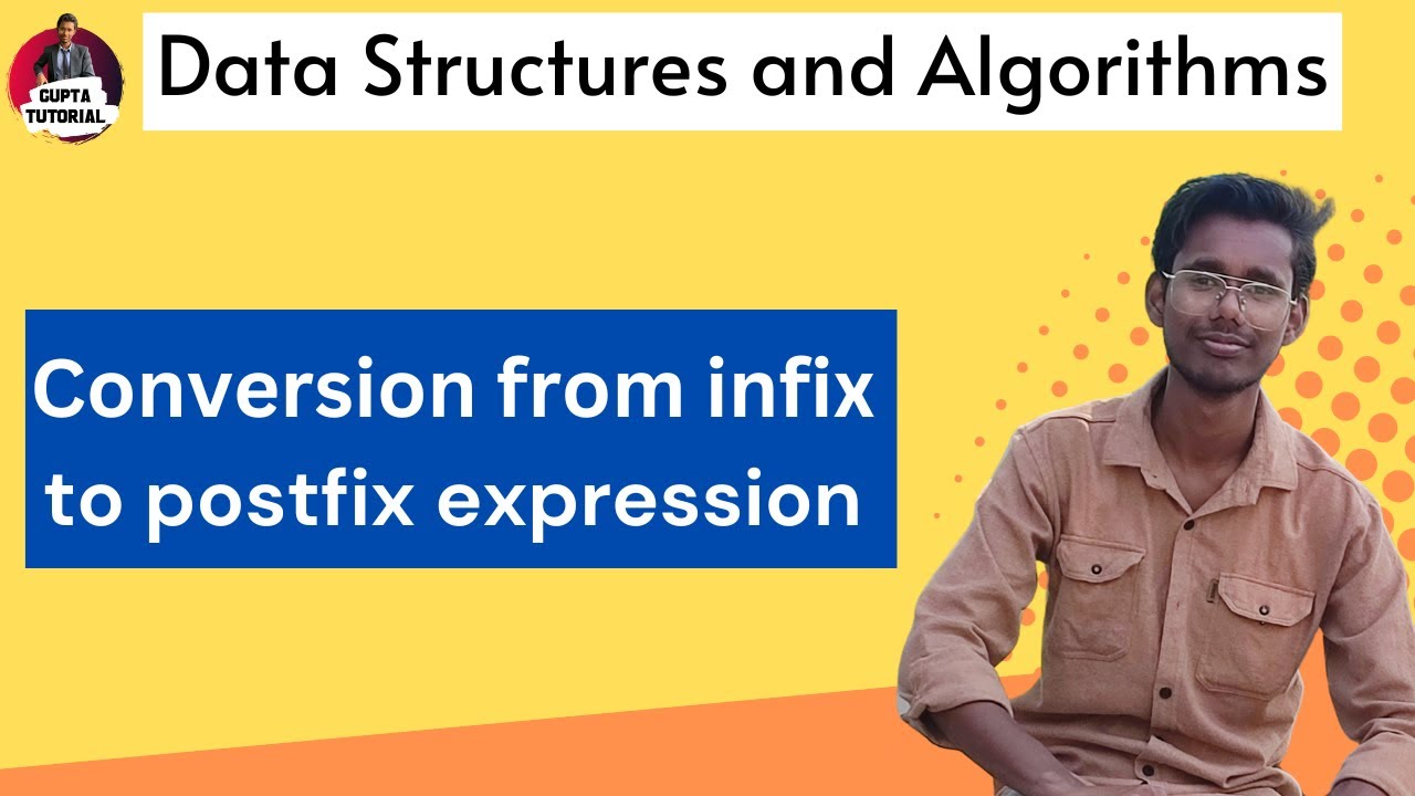 prefix, infix, and postfix expressions || Conversion from infix to postfix expression ||