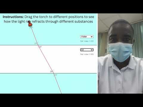 Refraction Simulation | Science Experiment | Virtual Lab Simulation