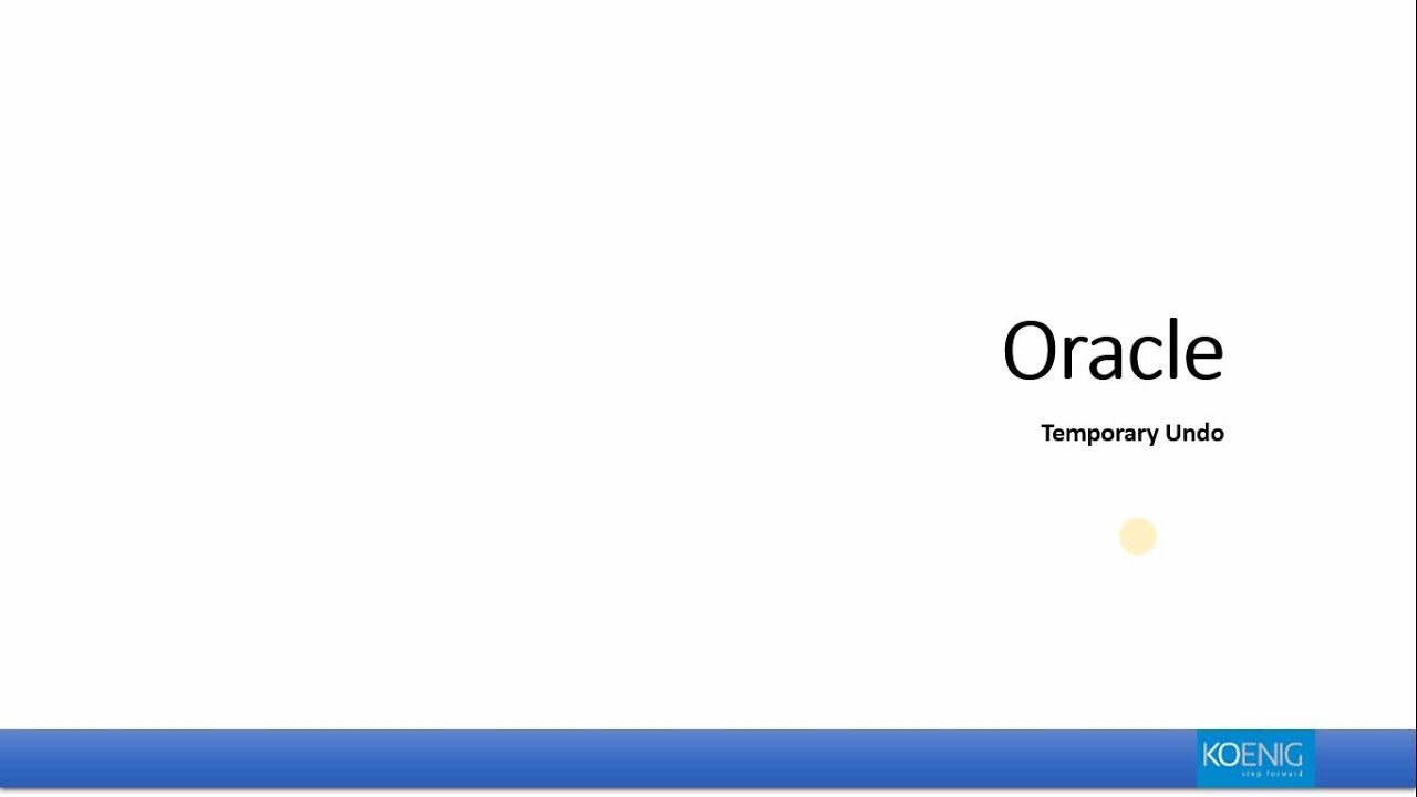Flashback Version Query In Oracle