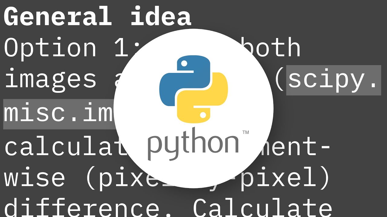 How can I quantify difference between two images?