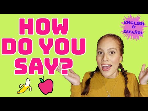 How Do You Say ? Song | ¿Cómo se dice? | Learning With Miss Caro | Español | English