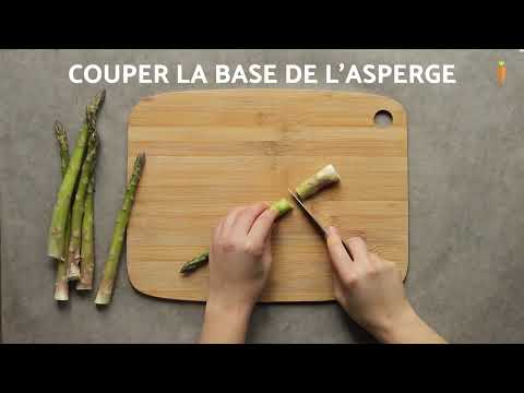 Comment préparer les asperges vertes ?