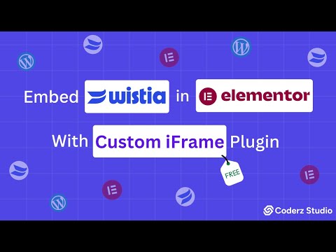 How to Embed Wistia Video in Elementor for Free?