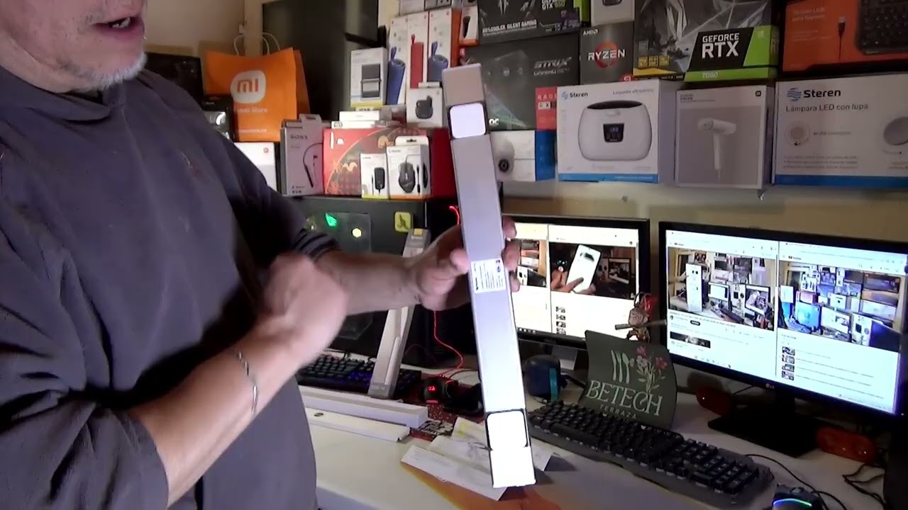 Rechargeable LED Lamp with Motion Sensor, Steren Model LAM-094