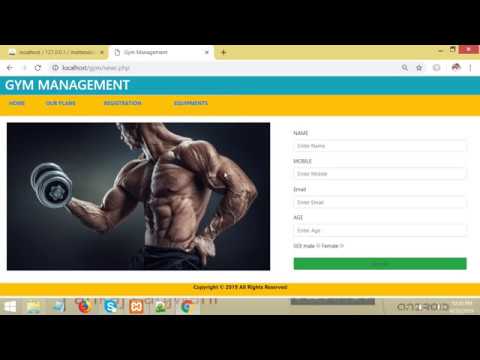 Learn Gym Management System PHP MYSQL | By Pankaj Panjwani - Mind Luster