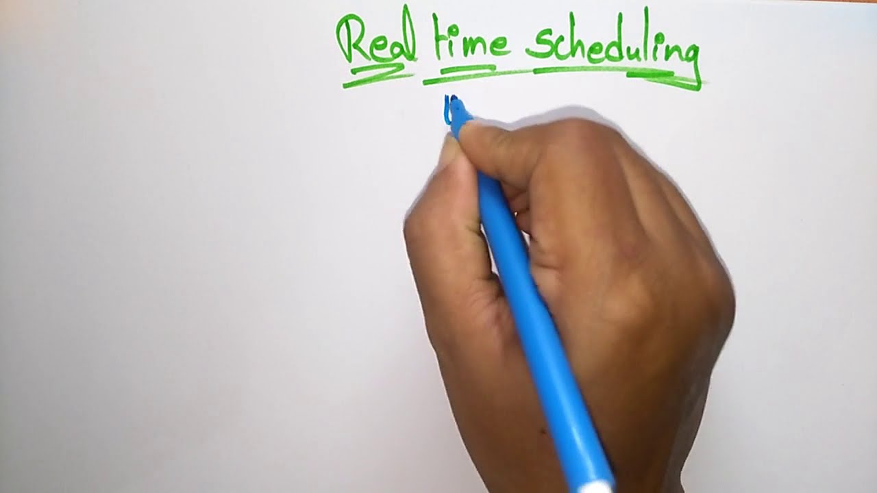 Real time Scheduling | ES | Embedded Systems | Lec-31 | Bhanu Priya