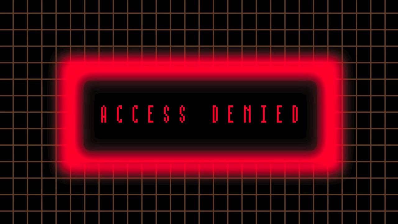 Access Denied