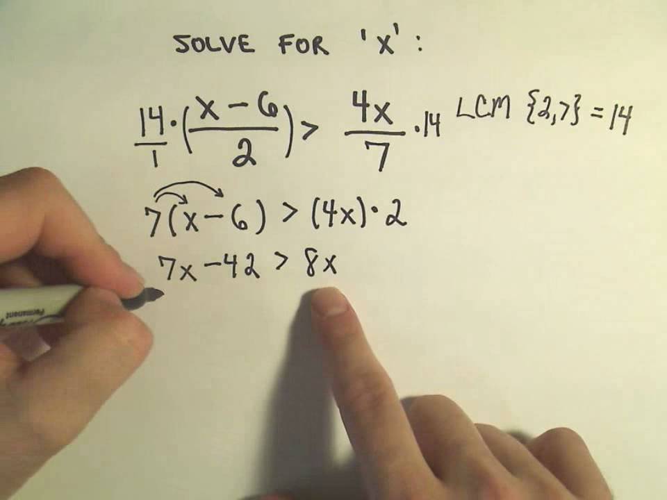 An Introduction To Solving Linear Inequalities - Example 3