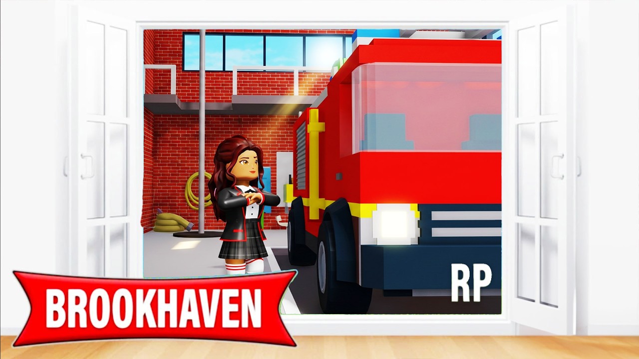 The LEGO Firefighter Update Is HERE.. (Roblox Brookhaven 🏡RP)