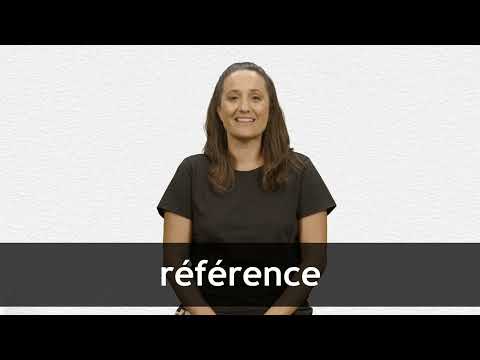English Translation of “RÉFÉRENCE” | Collins French-English Dictionary