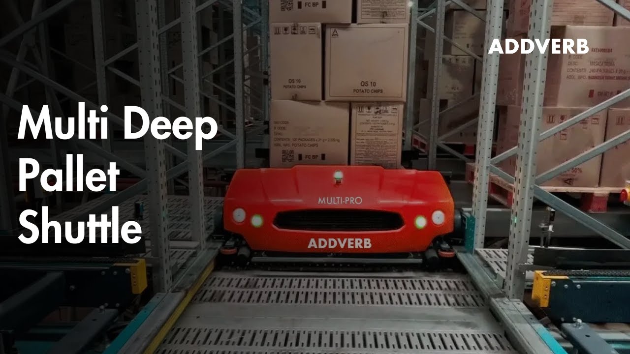 Multi Deep Pallet Storage System for High-Density AS/RS | Smart Warehouse Automation