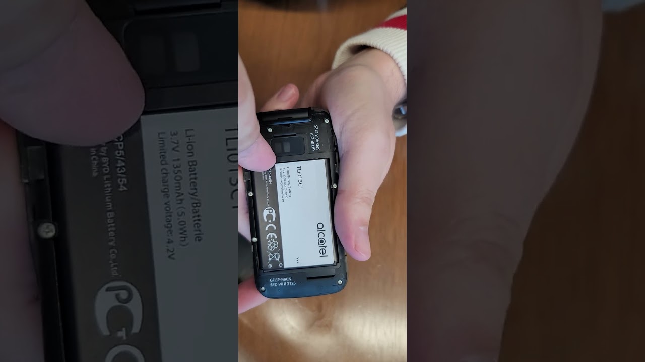 Alcatel Go Flip 3 - How to Insert SIM Card