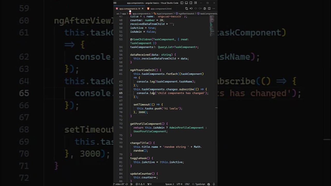 Dynamically render the components in the teamplate using ngComponentOutlet - #Angular17