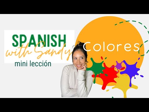 Spanish with Sandy- Los Colores