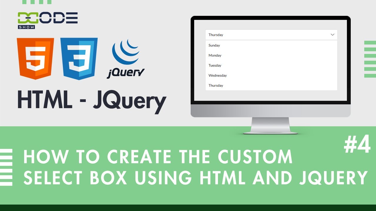 How to Create Custom Select Box in HTML using CSS and jQuery