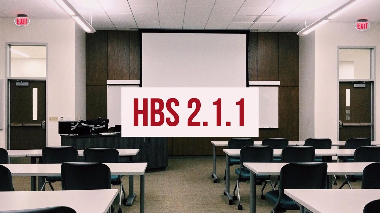 HBS 2.1.1- Lesson Overview