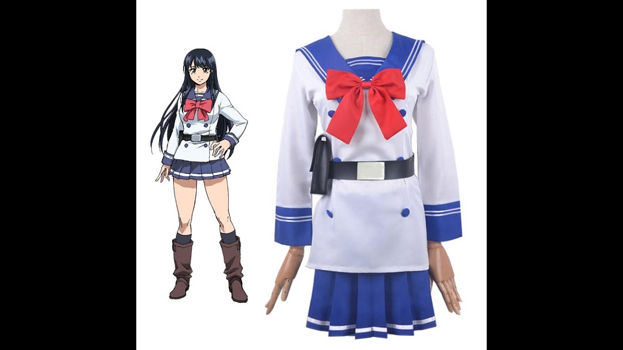 High Rise Invasion Yuri Honjo Cosplay Costume Tenkuu Shinpan -HallowCos