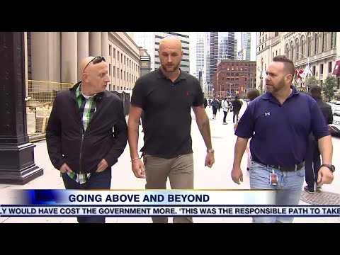 Metrolinx workers step in to help injured after QEW crash