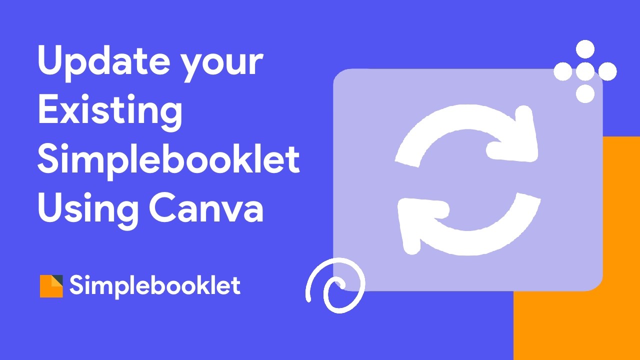 Update your Existing Simplebooklet Using Canva