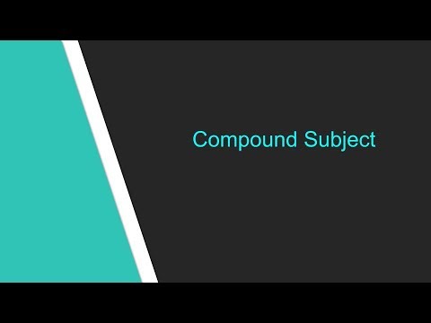What Is a Compound Subject?