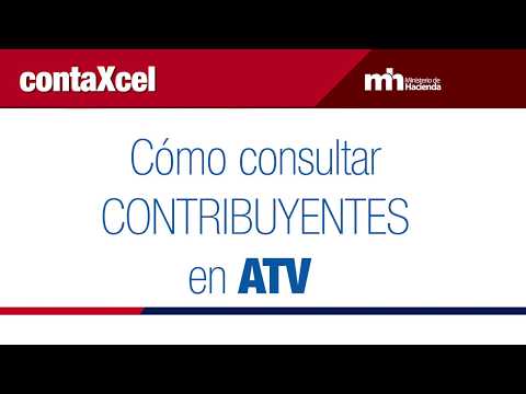 ATV. Cómo usar el Sistema de Consulta de Contribuyentes?
