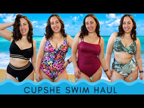 Tummy Control Swimsuit Haul | Cupshe Bikinis + One Pieces