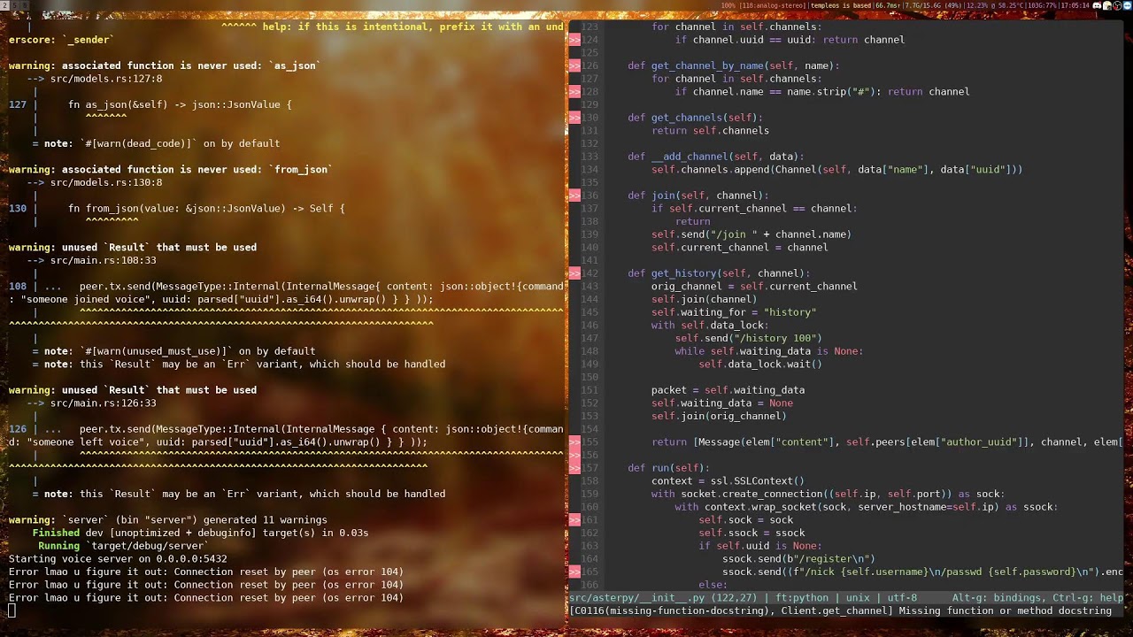 Aster coding stream - finally making a web client, sync servers