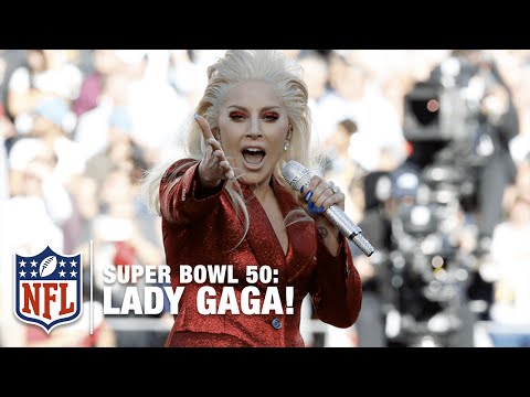 Lady Gaga Sings the National Anthem at Super Bowl 50 | NFL