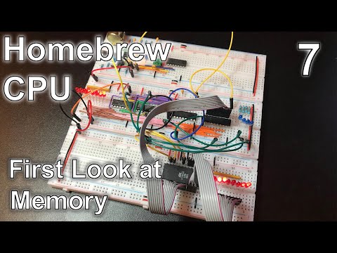First look at Memory - Making an 8 Bit pipelined CPU - Part 7