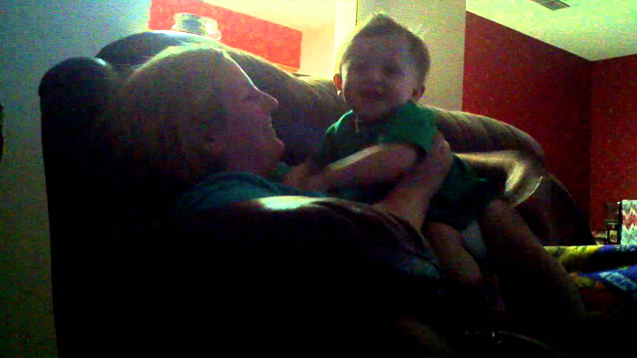 Tyler and Mommy tickling.....