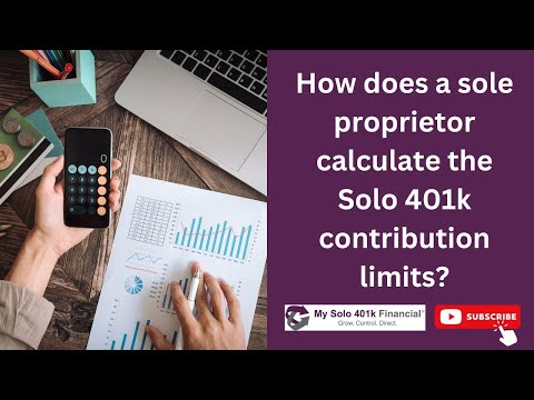 Self-employed Solo 401k FAQ: How does a sole proprietor calculate the Solo 401k contribution limits?