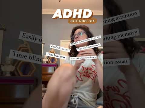 ADHD - Inattentive Type - Do these sound familiar to you? #adhdlife #adhd