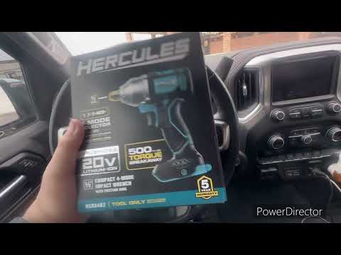 Hercules 1/2 impact 500ft lbs of Nut Busting Torque Review