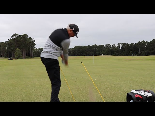 Eliminate Your Golf Slice with This Simple Drill Using Alignment Poles ...