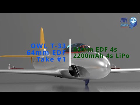 🦉 OWL T-33 50mm and 64mm EDF (Test Files)・Free 3D File for ・Cults