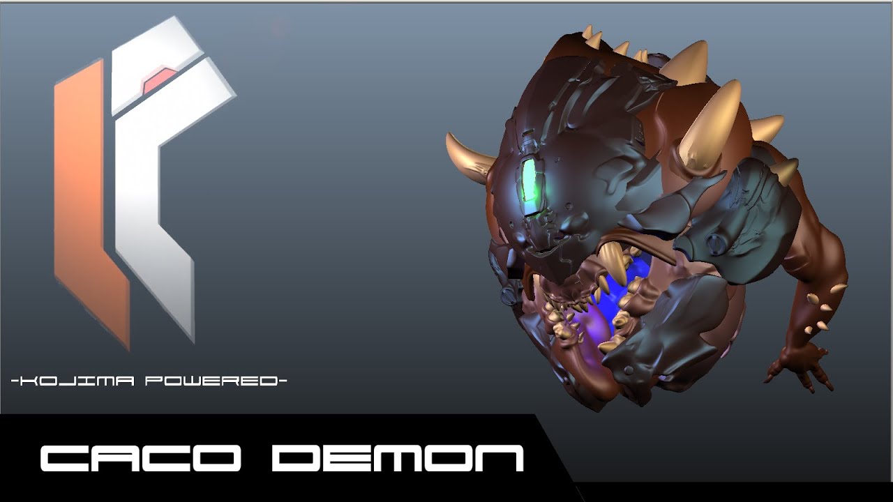 DOOM Caco Demon by Kojima Powered