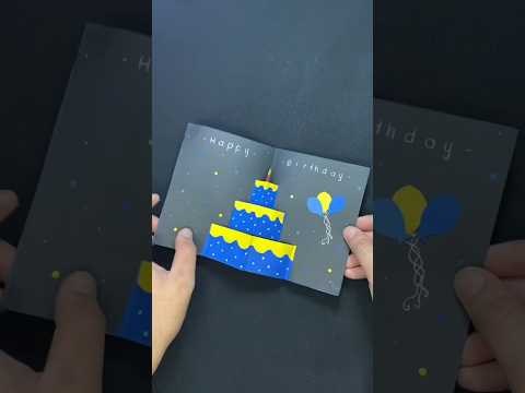 Tarjeta de pastel 3D #manualidades #origami #cartas #tarjeta3d