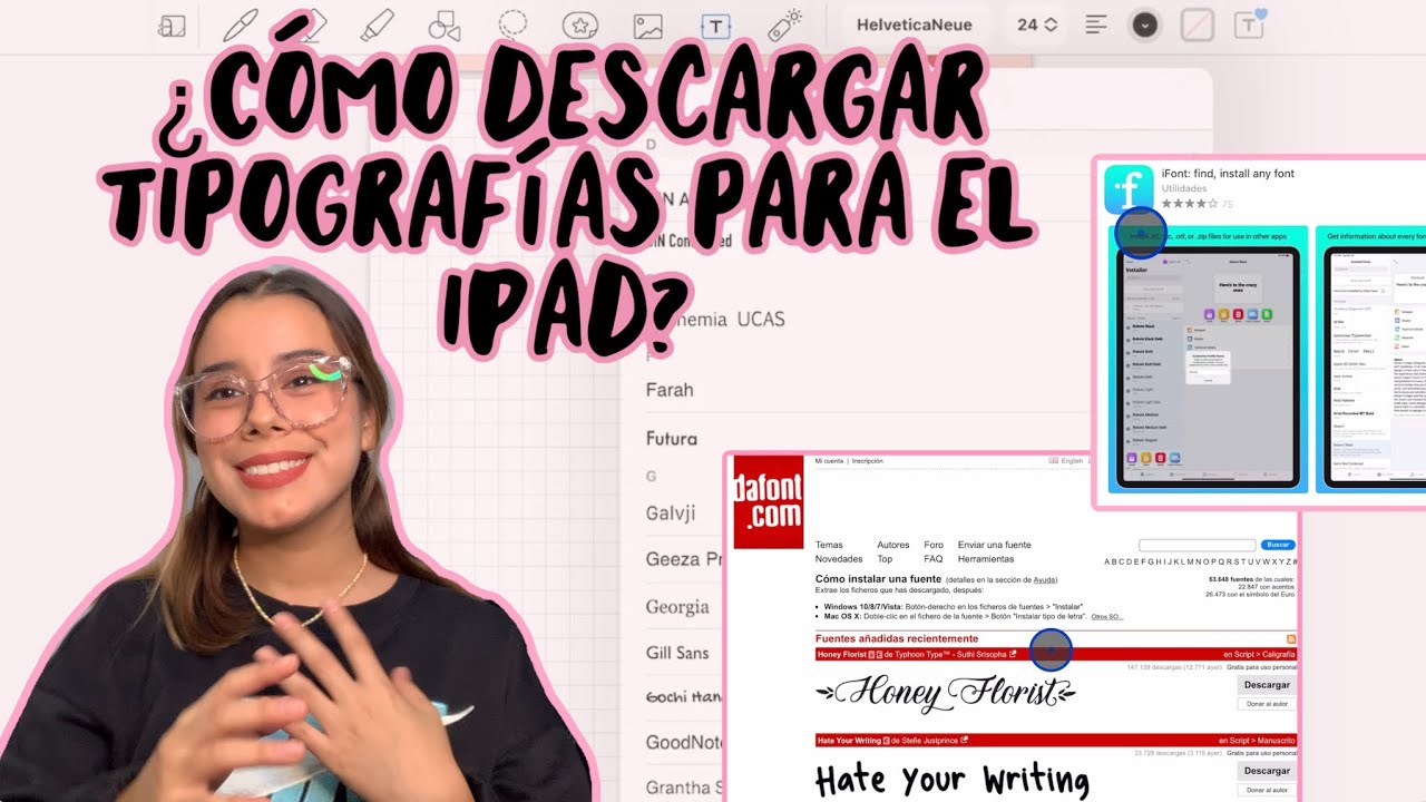 How to download fonts on the iPad?