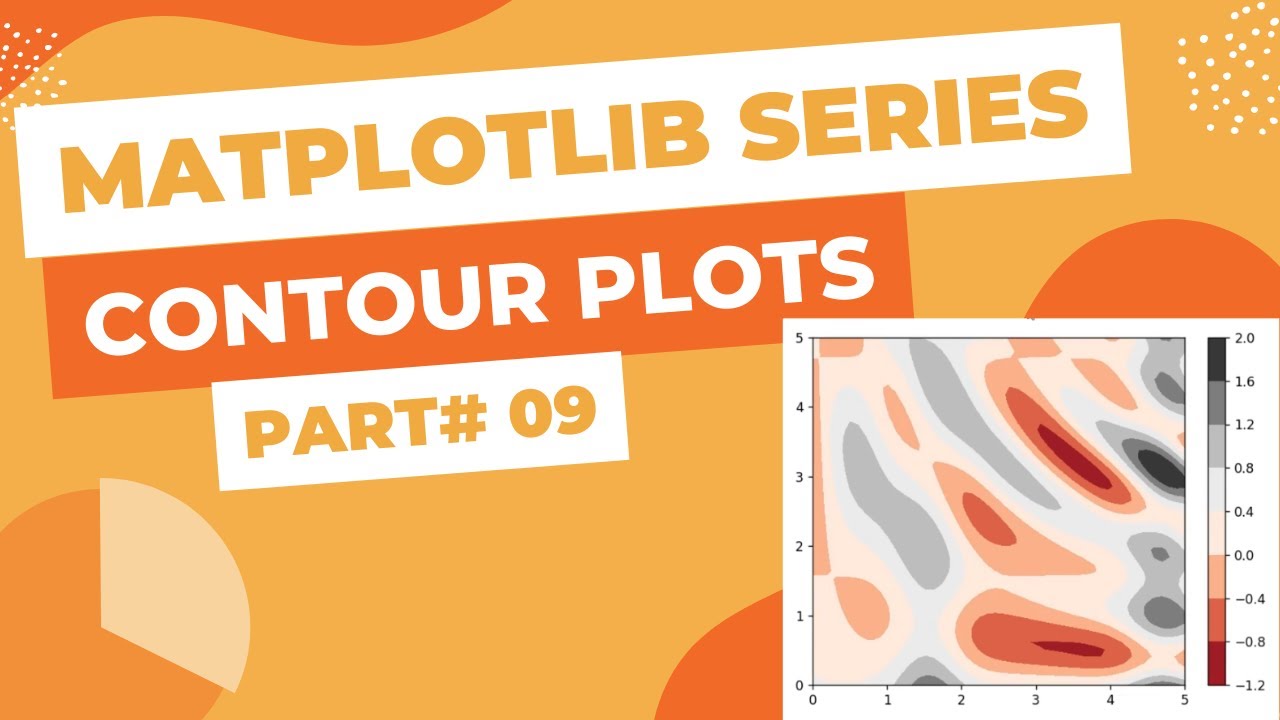 Matplotlib Series Part#9 - Contour Plots in Python
