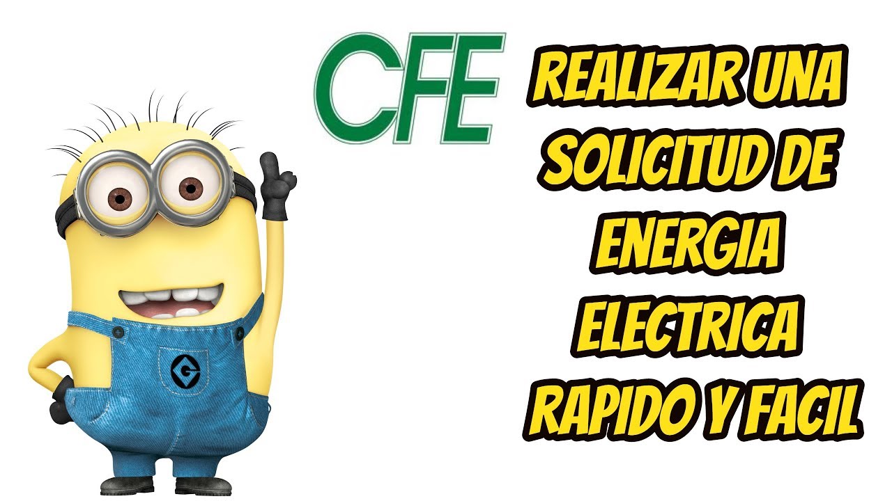 COMO realizar una solicitud de energía eléctrica CFE ¡FACIL Y RAPIDO!
