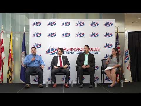 Antonio Vasquez on the Descubra Dulles Panel