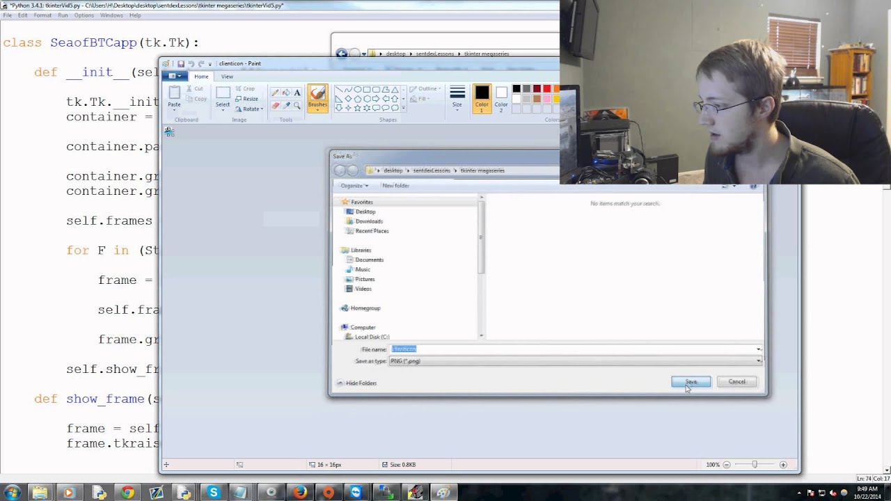 Styling GUIs and windows in Python 3 - Tkinter tutorial Python 3.4 p. 5