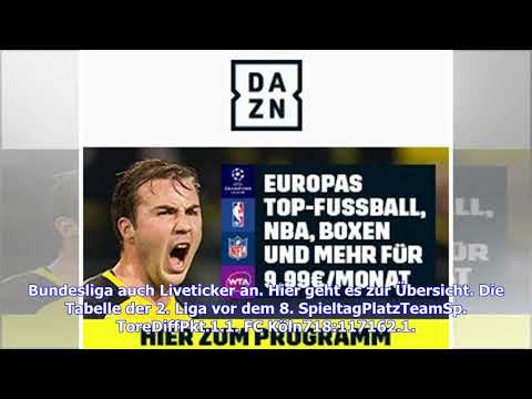 2. Bundesliga heute live sehen: Die Spiele am Samstag im TV, Livestream und Liveticker