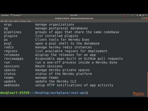 Learn RESTful API Design with Node Express and MongoDB Explore the Cloud Provider | packtpub com ...