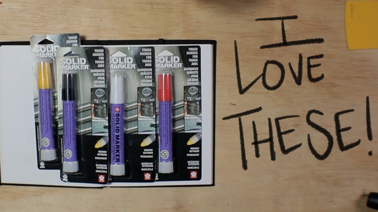 Sakura Solid Markers - Mark Making - My Art Journey