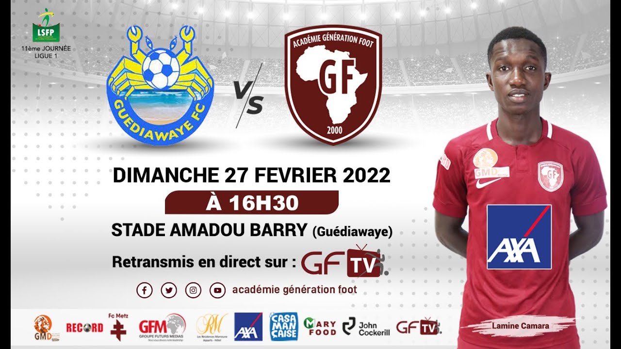 Site officiel – Académie Génération Foot