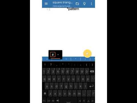 Square Alphabet Pattern PYTHON programming source code in discription |CODE with Mufid|